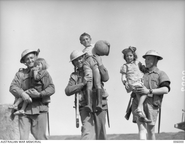 Three of those "barbaric" Australians referred to by the Duce in recent ...