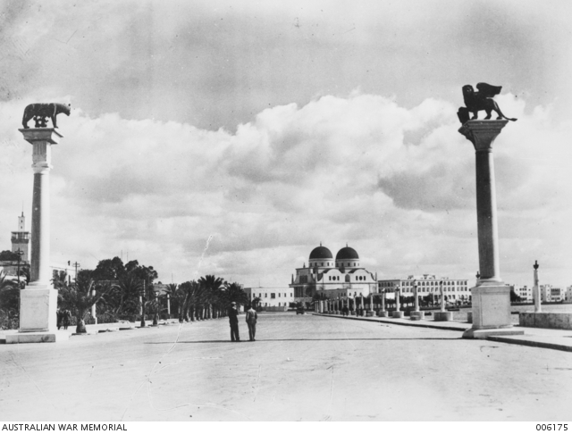 GENERAL VIEW OF THE TOWN OF BENGHAZI. | Australian War Memorial