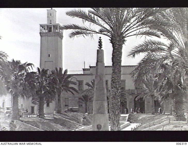 BENGHAZI. THE PALACE OF MARSHAL GRAZIANI, COMMANDER IN CHIEF OF THE ...