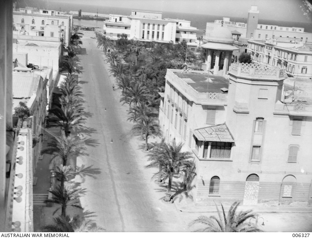 BENGHAZI. THE PALM FRINGED AVENUE CALLED CORSO ITALIA, THAT LEADS UP TO ...