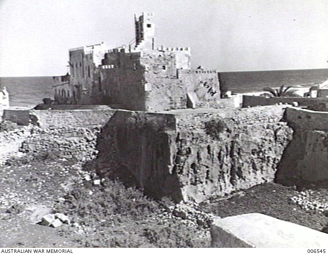 TOCRA CASTLE, HALF WAY BETWEEN BARCE AND BENGHAZI, WAS UNTIL RECENTLY ...