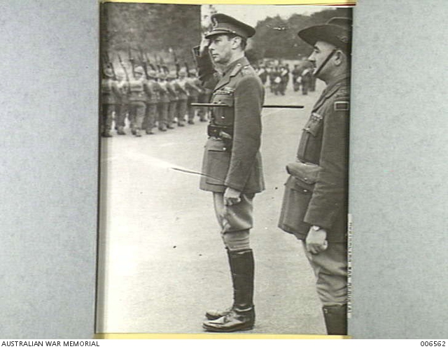 HIS MAJESTY THE KING GEORGE VI. (NEGATIVE BY B.M.I.). | Australian War ...