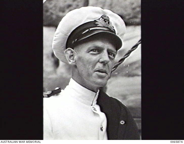 PORTRAIT OF LIEUTENANT COMMANDER WILKINSON, RAN. POSSIBLY TAKEN AT THE ...