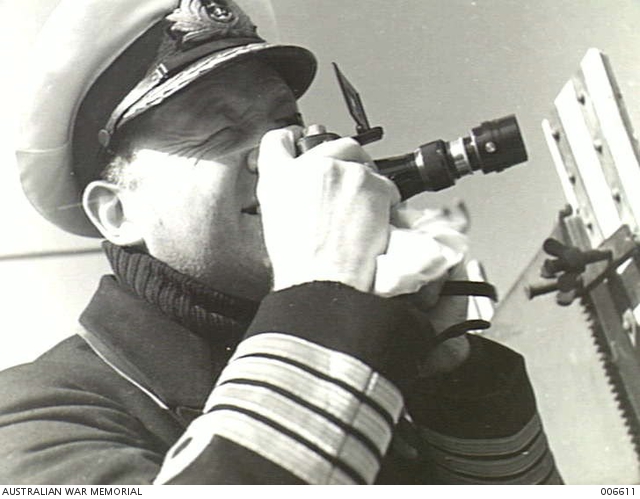 THE CAPTAIN OF HMAS PERTH, SIR PHILIP BOWYER-SMYTH, WAS A MINIATURE ...