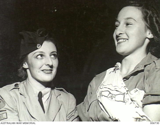 TRANSPORT SECTION OF THE AUSTRALIAN WOMEN'S LEGION. SGT. REBOTTARO ...