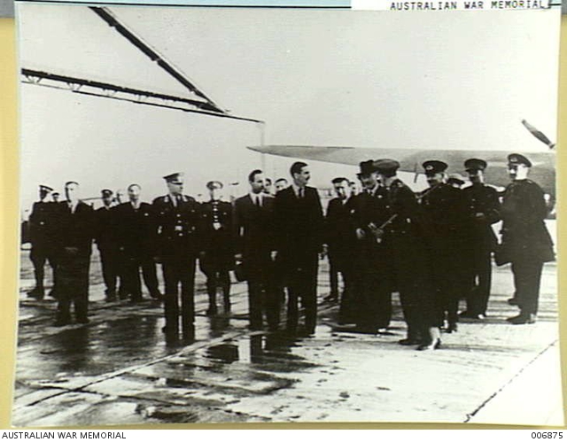 MR. EDEN AND GEN. SIR JOHN DILL IN TURKEY. ARRIVAL AT ADANA AERODROME ...