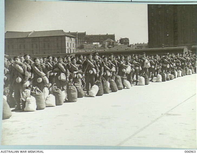 SOUTH AUSTRALIAN AND VICTORIAN MEMBERS OF THE 8TH AUSTRALIAN DIVISION ...