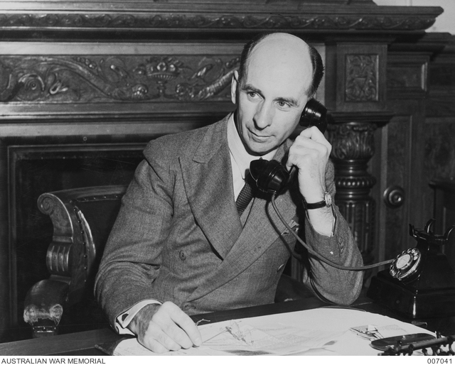 Portrait of Sir David Rivett, a Professor of Chemistry at the ...