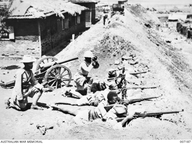 AFRICA. ABYSSINIAN TROOPS GUARDING A FORT. | Australian War Memorial