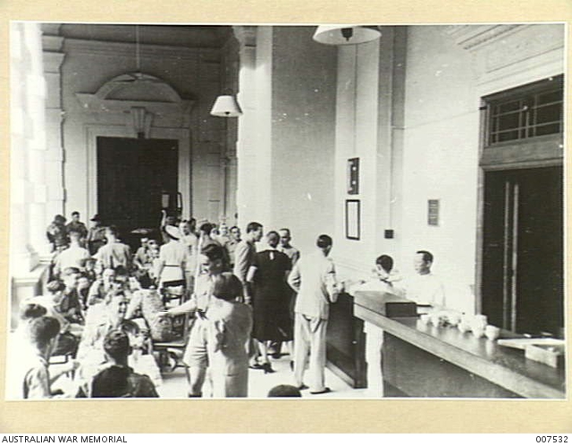 Picture taken on the opening afternoon of the ANZAC Club in the centre ...