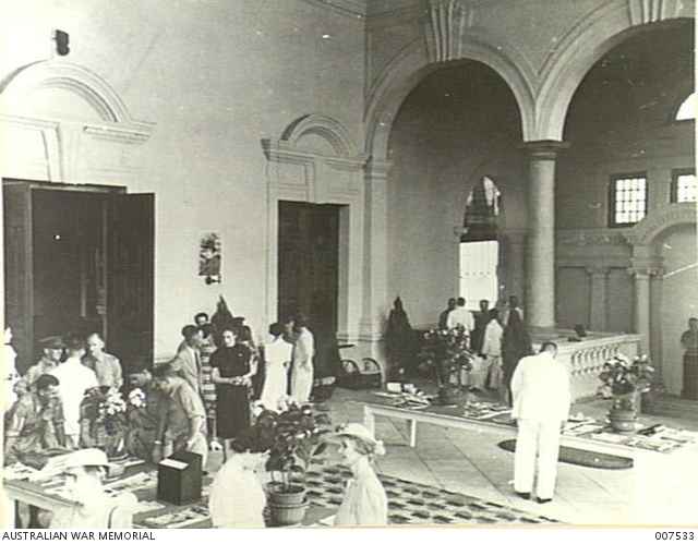Picture taken on the opening afternoon of the ANZAC Club in the centre ...