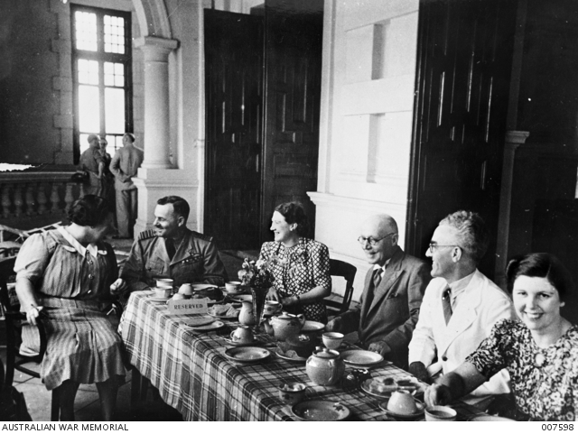 ANZAC CLUB SINGAPORE. MEMBERS OF THE CLUB. AT END OF TABLE IS GROUP ...