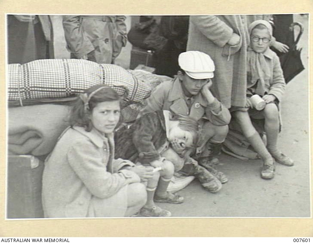 VILLAGERS DRIVEN FROM THE SURROUNDING COUNTRYSIDE BY THE RUTHLESS ...