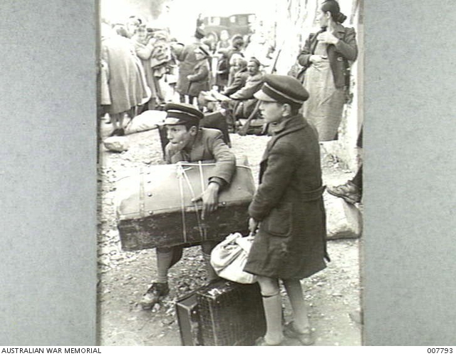 GREECE. VILLAGERS FROM THE SURROUNDING COUNTRYSIDE CONGREGATE AT SERVIA ...