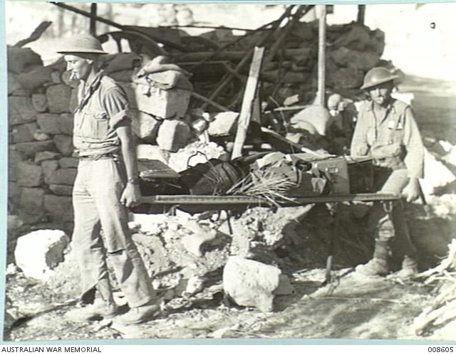 SYRIA, 1941-07. PRIVATES T. O'NEILL AND R GIRDLESTONE, 2/2ND AUSTRALIAN ...