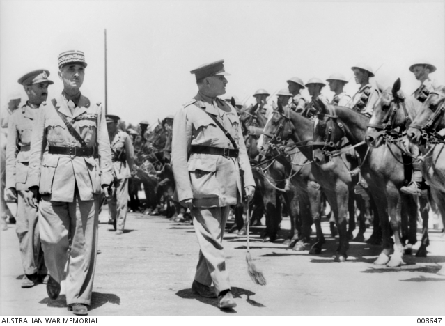 BRITISH GENERAL SIR HENRY MAITLAND WILSON, FREE FRENCH LEADER GENERAL ...