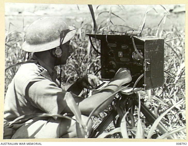 SYRIA. SERGEANT A. SAUNDERS OF THE 2/27TH BATTALION, AIF, WITH FRENCH ...