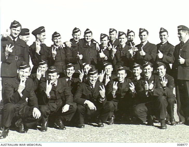 PRE EMBARKATION PARADE AT BRADFIELD N.S.W. PARTLY TRAINED MEMBERS OF ...