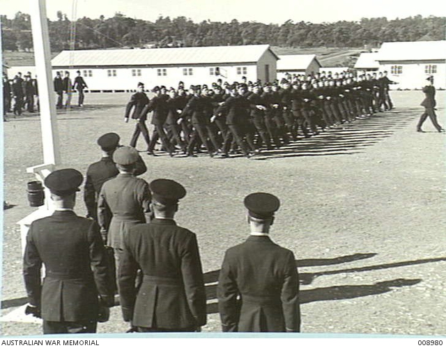 PRE EMBARKATION PARADE AT BRADFIELD CAMP N.S.W. | Australian War Memorial