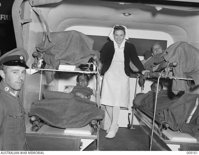 ARRIVAL OF HOSPITAL SHIP "ORANJE" A FINAL FAREWELL BY THE SISTER WHO ...