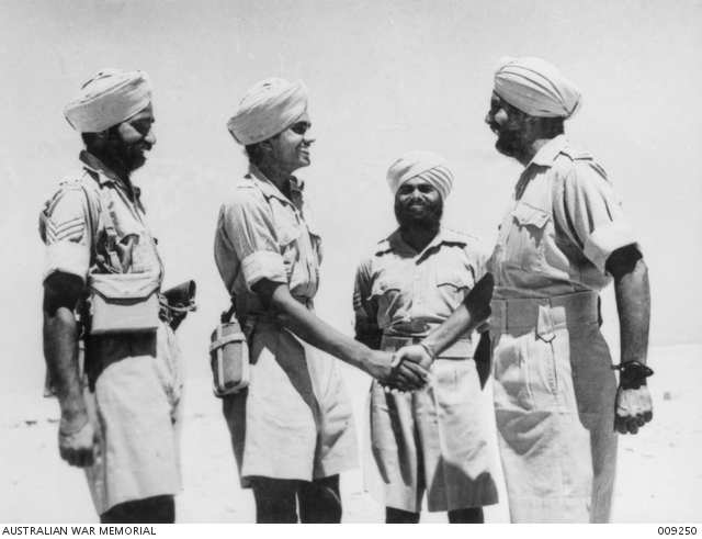 Keren, Eritrea. Sepoy Singh of a Sikh Regiment with the Indian Army ...