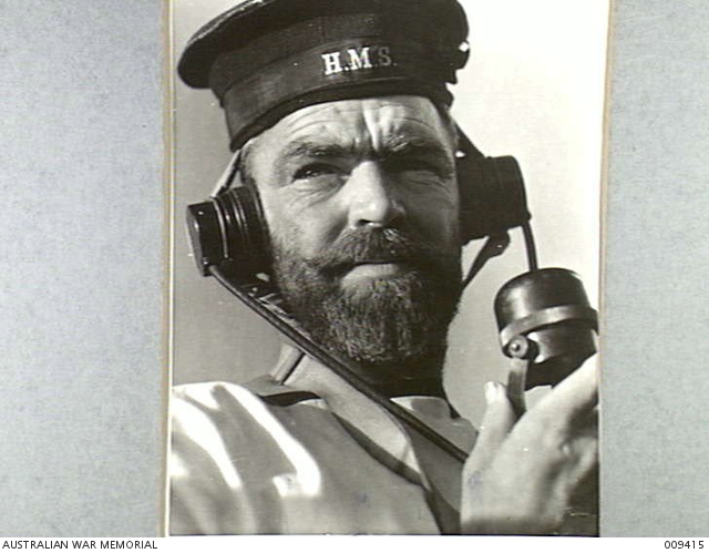 ABOARD H.M.A.S. NIZAM. 13481 LEADING SEAMAN (SMN) RONALD HENRY STUART ...