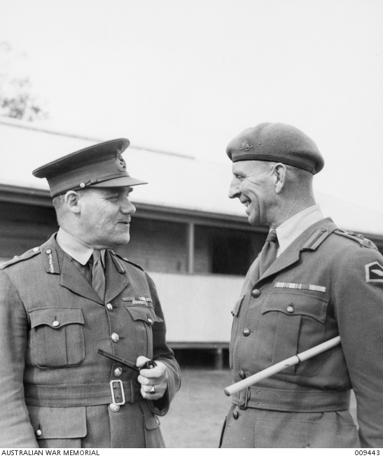 1941-02-09. GENERAL J. NORTHCOTT AND COLONEL R.N.L. HOPKINS. (NEGATIVE ...