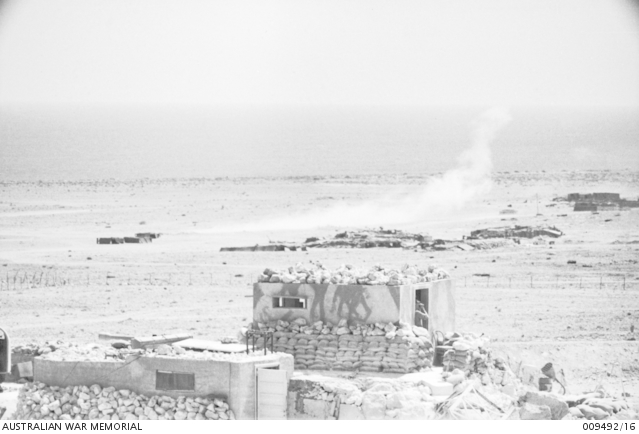 TOBRUK. SHELLS FROM "BARDIA BILL" FALL REGULARLY EACH DAY. THEY SELDOM ...