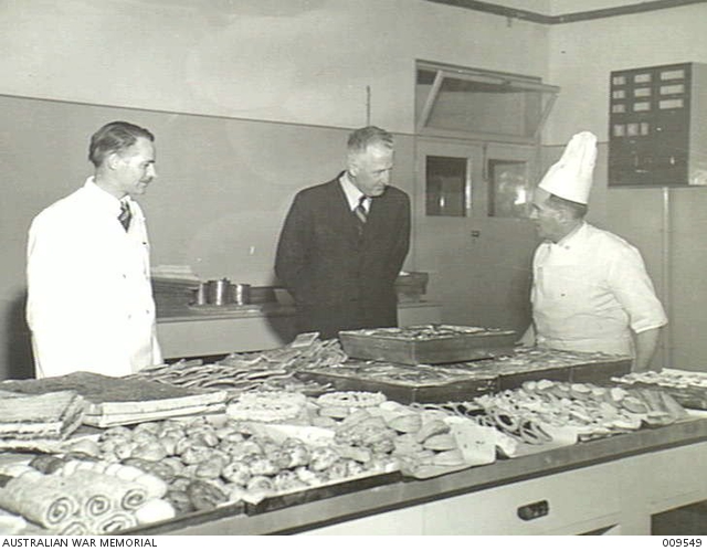 WM. ANGLISS FOOD TRADES SCHOOL - MELBOURNE. L-R: MR. H.E. WEST ...