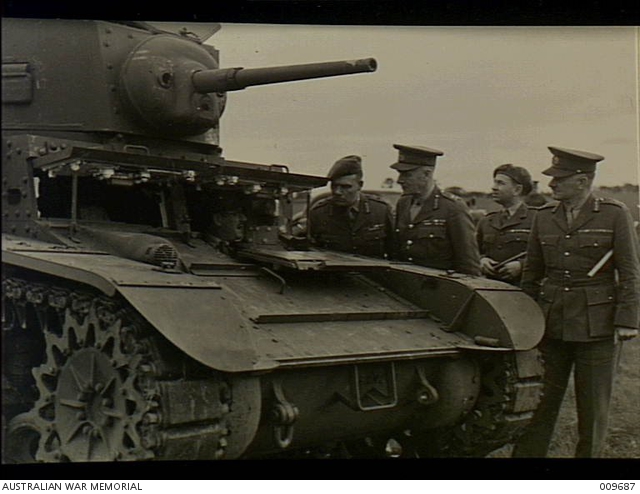 Broadmeadows, Victoria. One of the first American Stuart M3 light ...