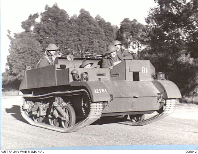 MANOEUVRES ON NEW SOUTH WALES COAST. BREN GUN CARRIERS IN ACTION. THEY ...