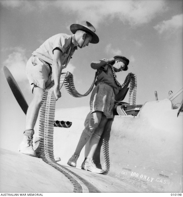 Members of 3 Squadron RAAF, 21235 Leading Aircraftman Raymond Dunning ...