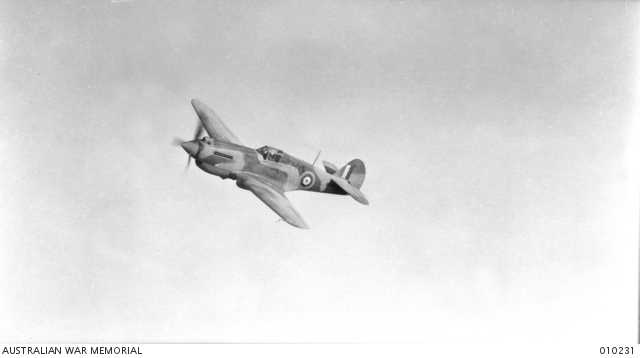 MIDDLE EAST. WITH THE AUSTRALIAN SQUADRON WHO FLY AMERICAN BUILT ...