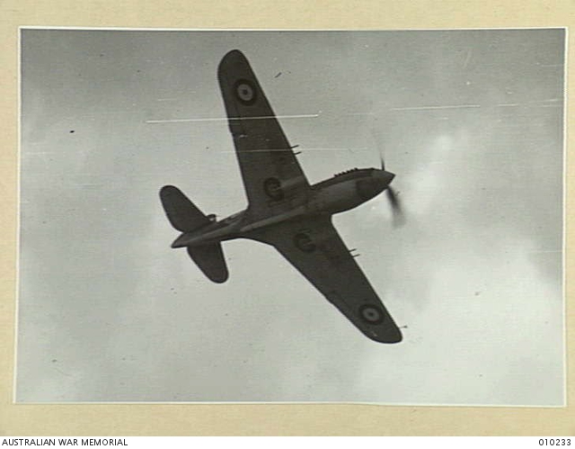 MIDDLE EAST. WITH THE AUSTRALIAN SQUADRON WHO FLY AMERICAN BUILT ...