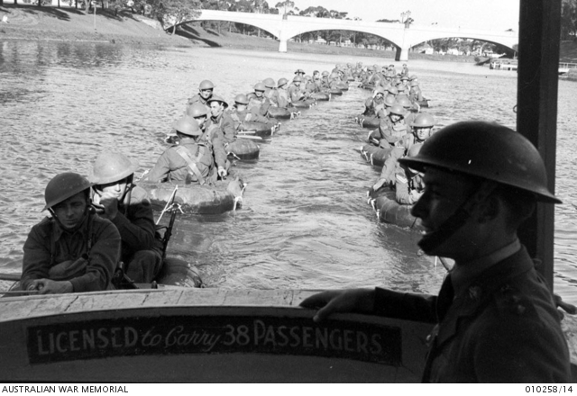 During a training exercise involving a river crossing and subsequent ...