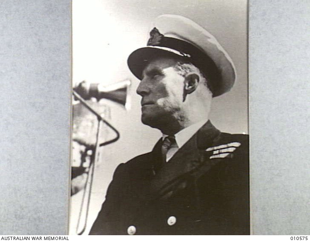SIR GUY ROYLE CHIEF OF ROYAL AUSTRALIAN NAVY. | Australian War Memorial