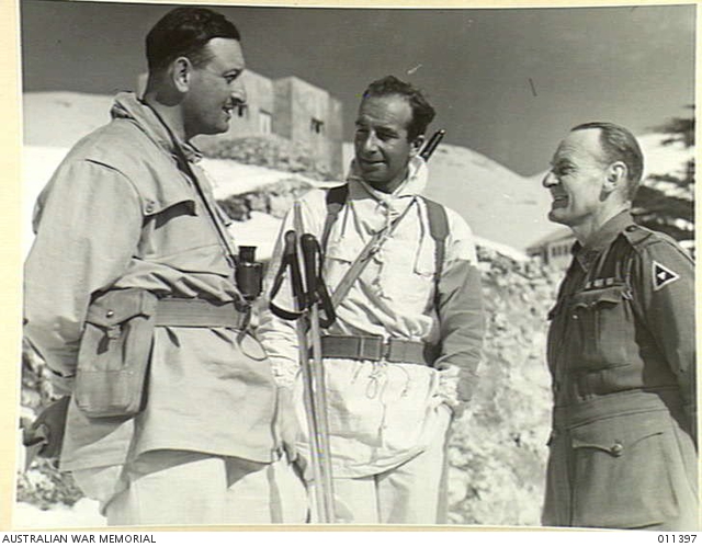 SYRIA. MAJOR SAVAGE AND MAJOR RIDDELL WITH THE QMS, WHOSE NAME AND ...
