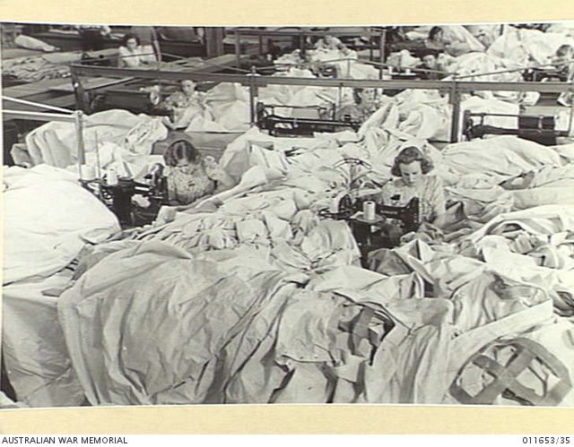 Woodville. Female workers at the General Motors Holden plant, using ...