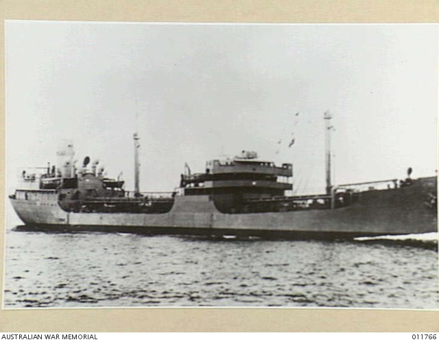 The 12,700 ton tanker Sinclair H-C running trials. She was built in ...