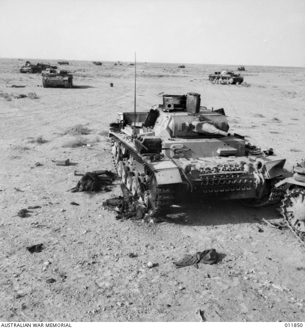 CAPTURED AND DESTROYED GERMAN PANZERKAMPFWAGEN IV MEDIUM TANKS ROUND ...