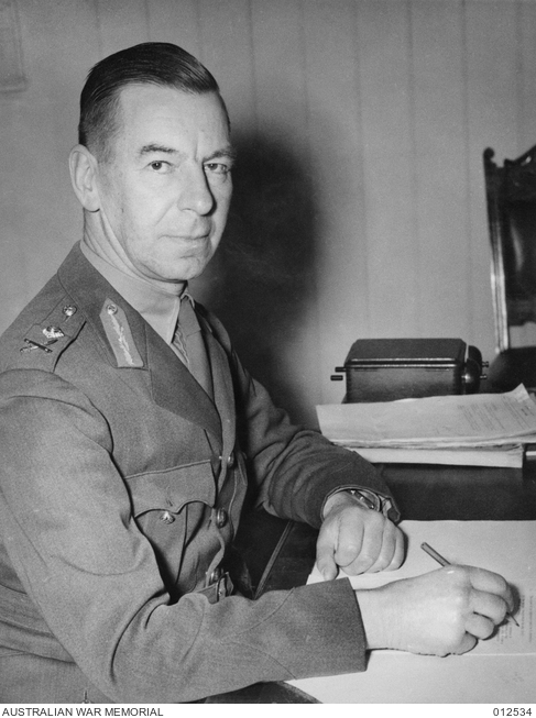 ADJUTANT GENERAL, MAJOR-GENERAL V.P.H. STANKE, O.B.E. | Australian War ...