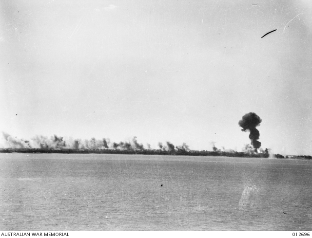 Japanese air attack on Darwin. | Australian War Memorial