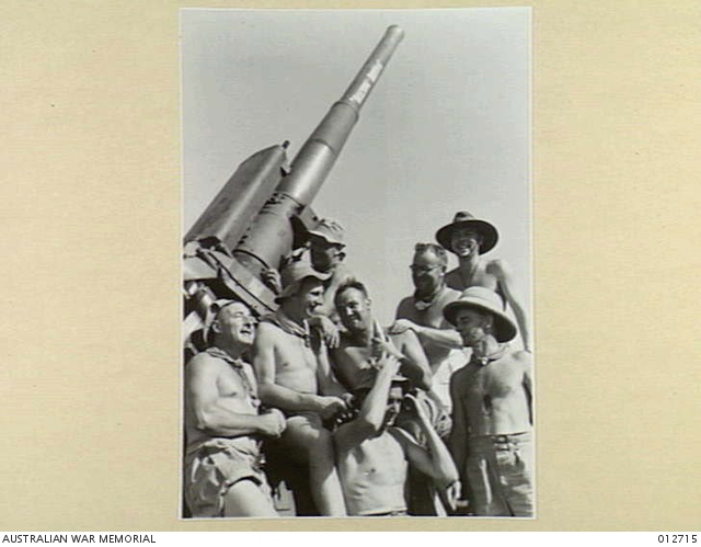 HEAVY AUSTRALIAN ACK ACK GUN, "BELCHING BERTHA" PRIDE OF THE ANTI ...