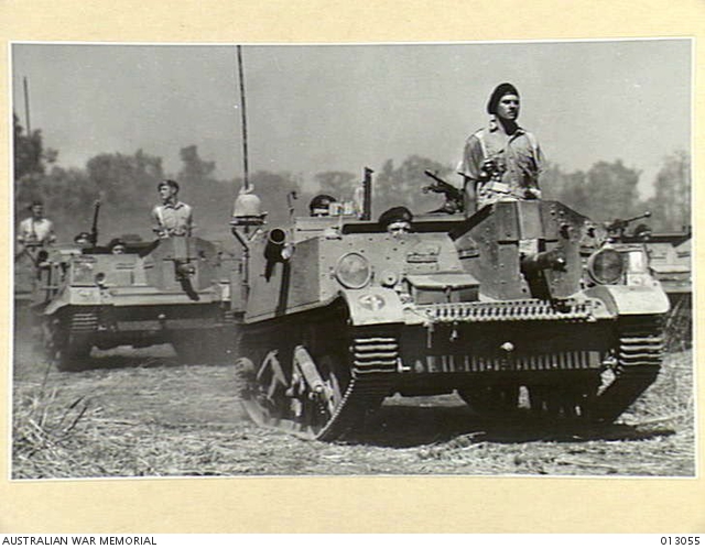 REVIEW OF MECHANIZED CAVALRY UNITS. (NEGATIVE BY MCNEIL). | Australian ...