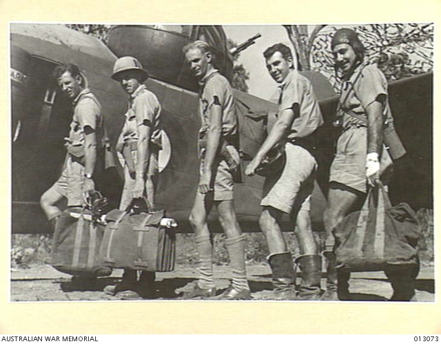 AUSTRALIAN CREW EMBARK FOR A RAID AGAINST JAPANESE PACIFIC BASES ...