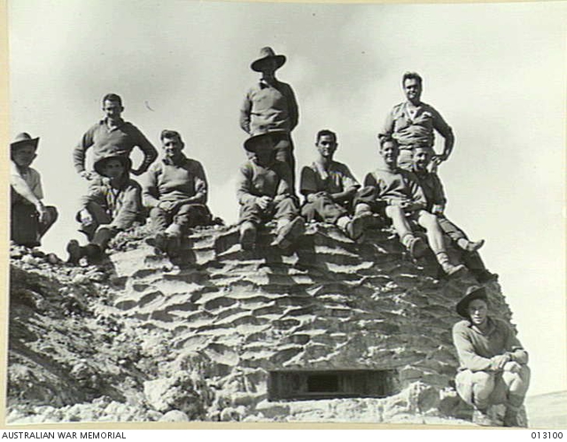 MEMBERS OF A FAMOUS AUSTRALIAN BATTALION NOW FIGHTING IN THE WESTERN ...