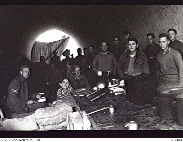 MEMBERS OF A FAMOUS AUSTRALIAN BATTALION NOW FIGHTING IN THE WESTERN ...