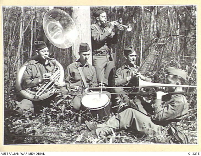 A PATCH OF AUSTRALIAN BUSH MAKES AN IDEAL BACKGROUND WHEN A U.S. ARMY ...