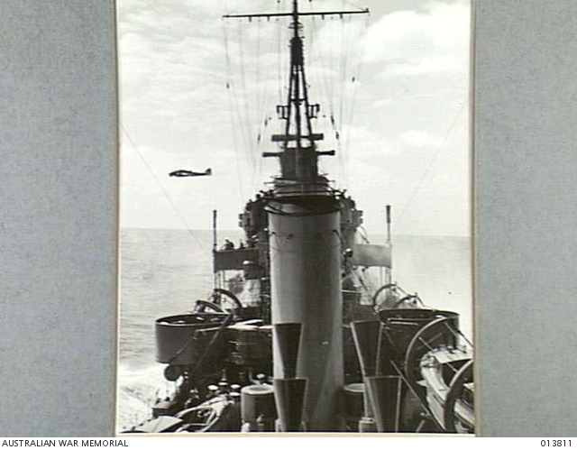 NEW TRIAL-CLASS DESTROYER, H.M.A.S., "WARRAMUNGA", ON HER TRIALS WHILE ...