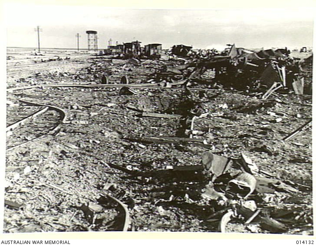 BEFORE A RAF BOMB CAME DOWN THIS MANGLED HEAP OF WRECKAGE WAS AN ...